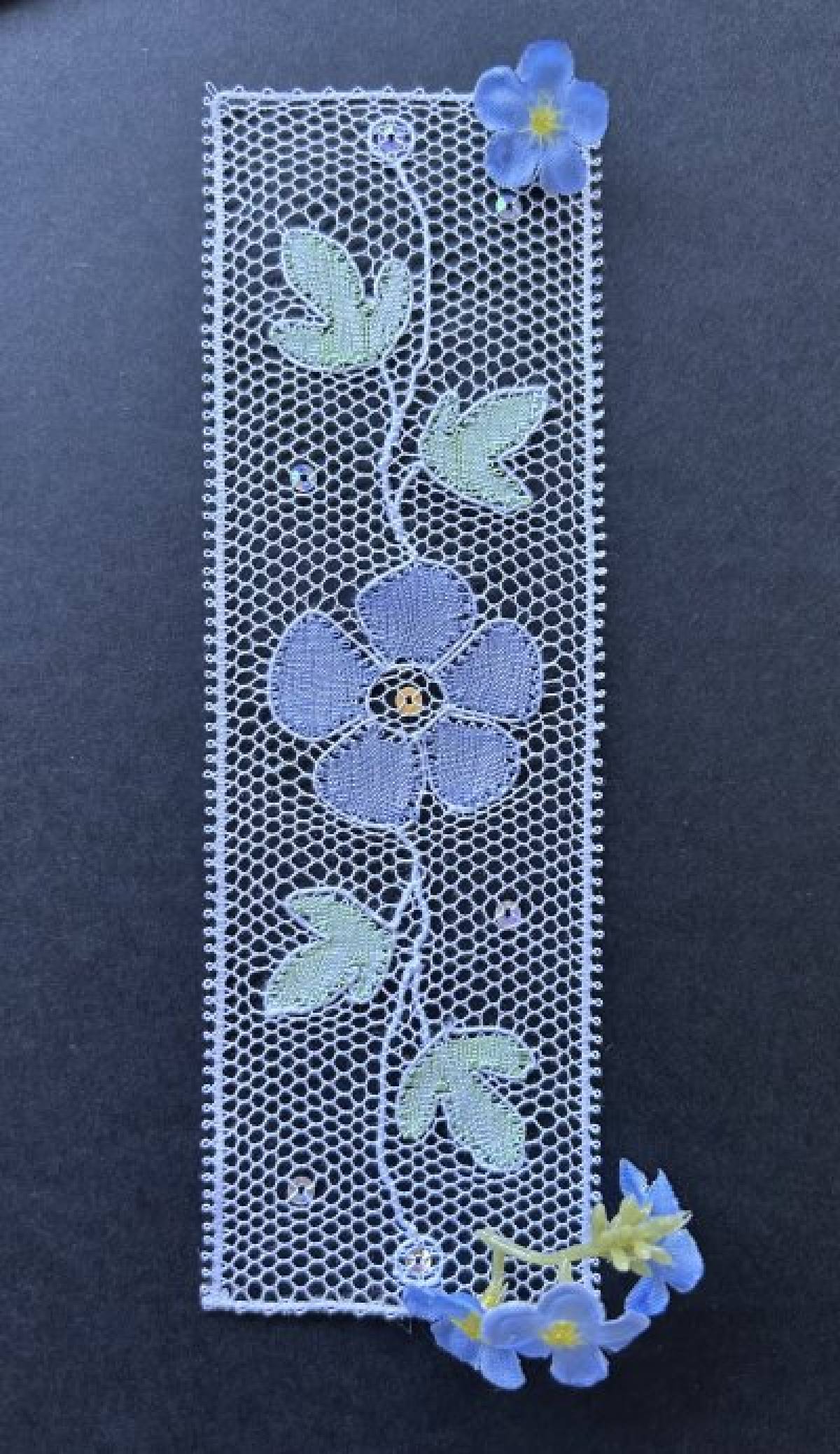 Forget-me-Knot - Landscape Magnet - Floral Bucks